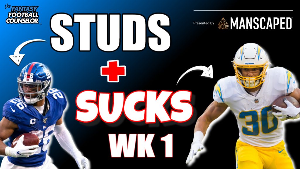 Fantasy Football Week 1 Recap and Review | Studs and Sucks Fantasy Football Week 1 Recap and Review | Studs and Sucks