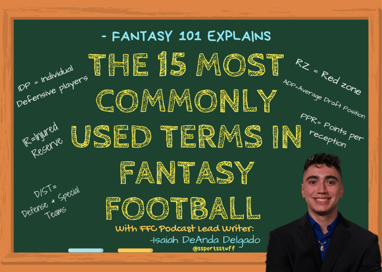 15 Most Commonly Used Fantasy Football Terms | Defined