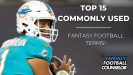 15 Most Commonly Used Fantasy Football Terms | Defined